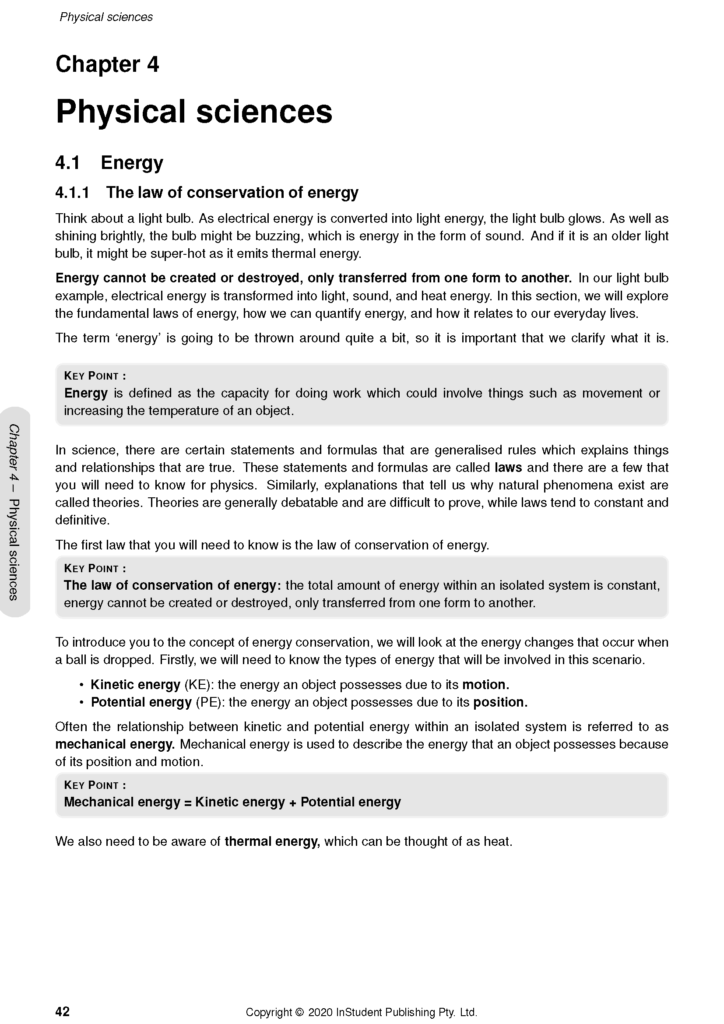 Year 10 Science Notes - ATAR Notes Complete Course Notes